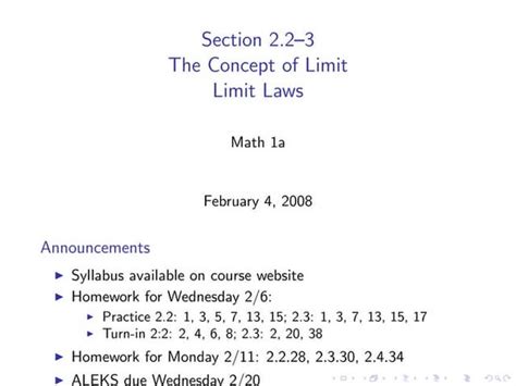 limits and continuity powerpoint