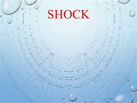 Shock Ppt