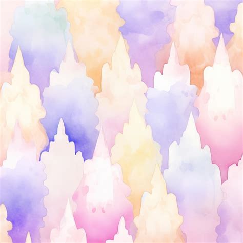 Premium Ai Image Rainbow Watercolor Pattern Gradient Backdrop Blank