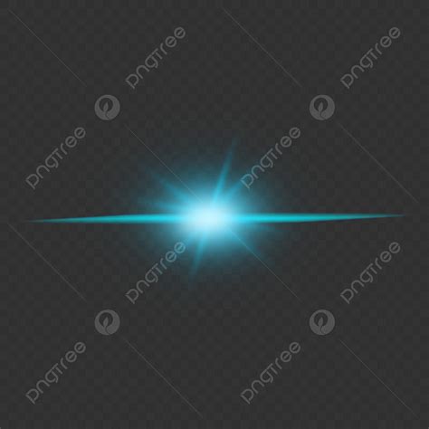 Efeito De Luz Brilho Azul Brilho Lente Flare PNG Efeito De Luz
