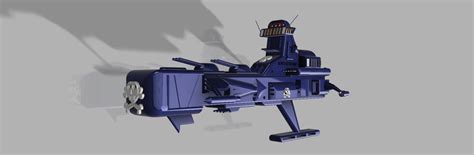 STL File Albator Captain Atlantis Arcadia Harlock3D Printing Design To