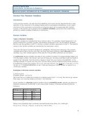 Understanding Random Variables In Probability Course Hero