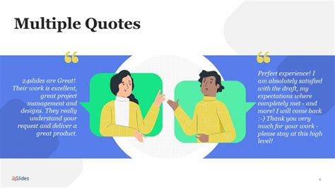 Free Multiple Quotes Powerpoint Template