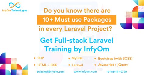 Do You Know There Are 10 Must Use Infyom Technologies