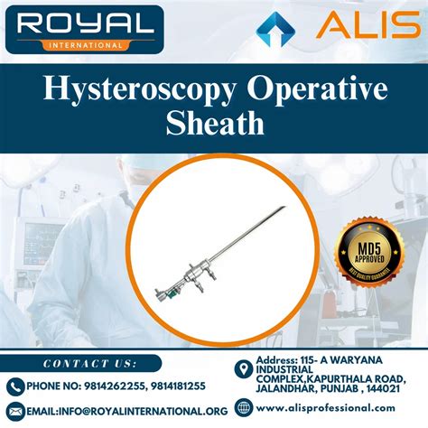 Hysteroscopy Operative Sheath 6 Fr At ₹ 5000piece In Jalandhar Id