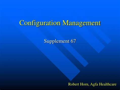 PPT Configuration Management PowerPoint Presentation Free Download ID