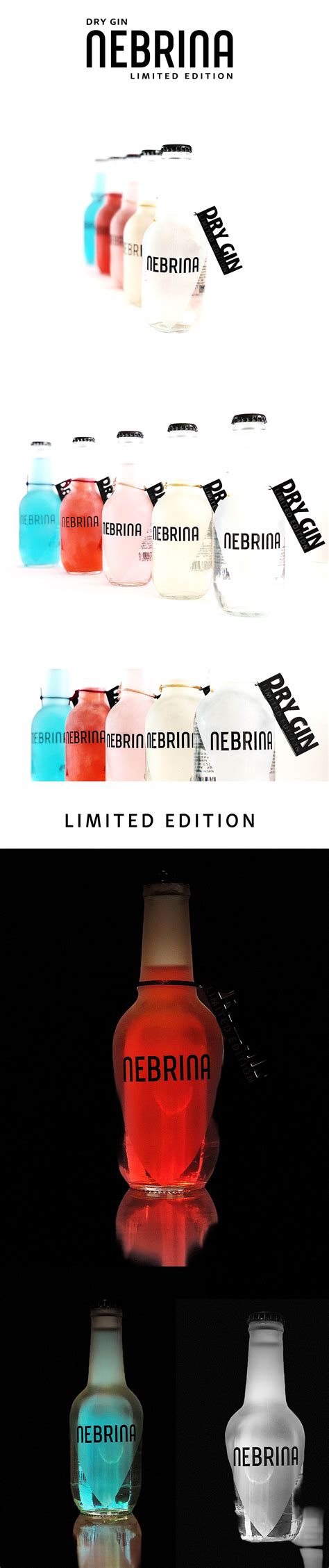 Nebrina Dry Gin On Behance