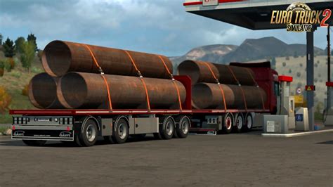 Lunnas Flatbed Addon For Tandem And Ekeri By Kast V105 135x Ets2