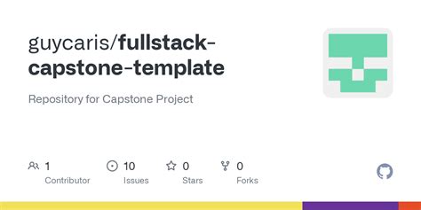 GitHub Guycaris Fullstack Capstone Template Repository For Capstone Project