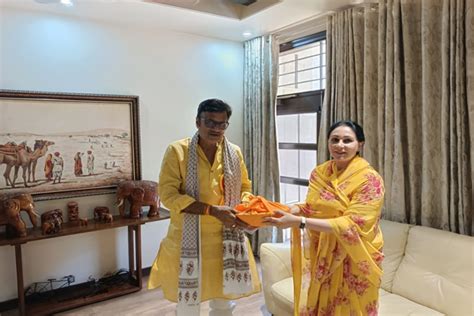 Mp Diya Kumari Met Leader Of Opposition Rajendra Rathore Jaipur News