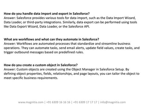 Top 20 Salesforce Admin Interview Questions And Answers In 2023 Pptx