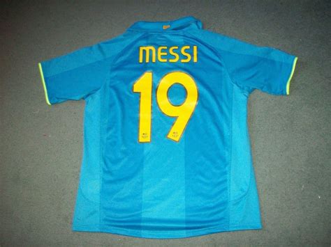 2007 2008 Barcelona Messi Adults Medium Away Camp Nou Football Shirt