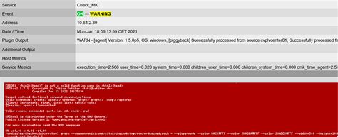 instead of graphs error messages are displayed on email notification of checkmk page 2
