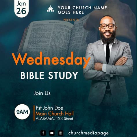 Bible Study Template Postermywall