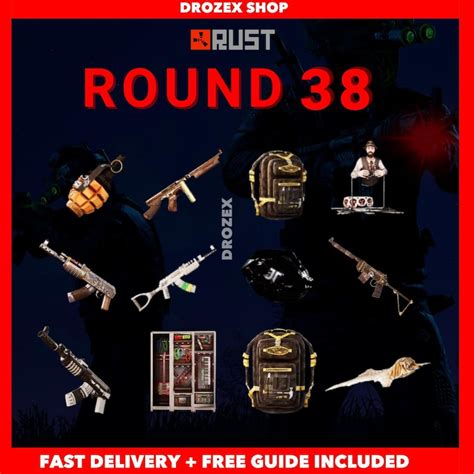 Rust All Rounds 38 39 40 41 [total 39 39 Skins] Twitch Drops Etsy