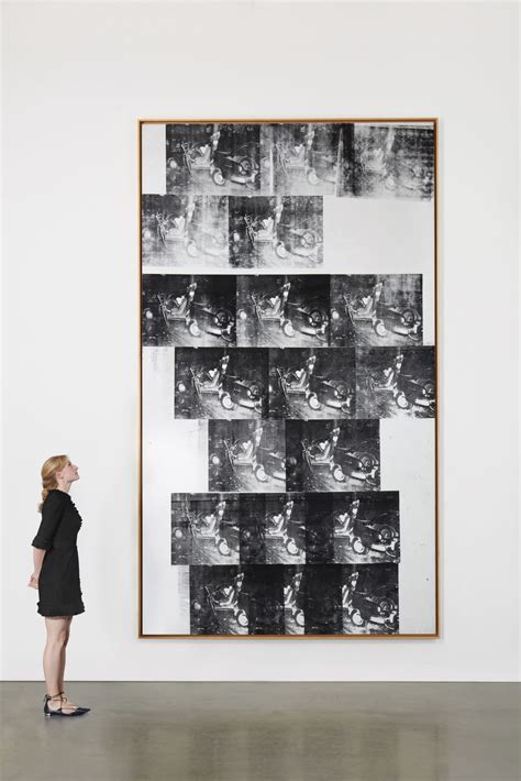 Andy Warhol White Disaster 80 Million For A Car Crash 19 Times