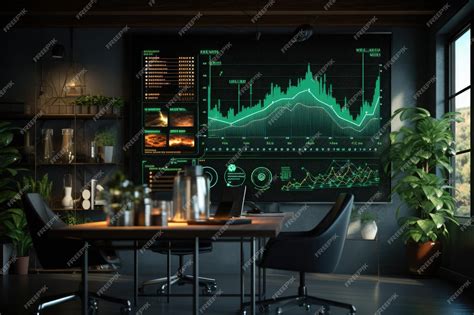 Premium Ai Image Big Data Analytics Report Infographic With Graph And