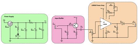Lm386 Guitar Amp Schematic Lm386 Projects Second Hand Synth