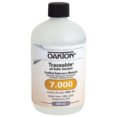 Always In Stock Oakton Traceable® Ph Standard Buffer With Calibration