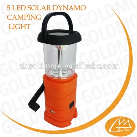 5 Led Solar Dynamo Camping Lanterns Lights Usb Solar Crank Tent Light