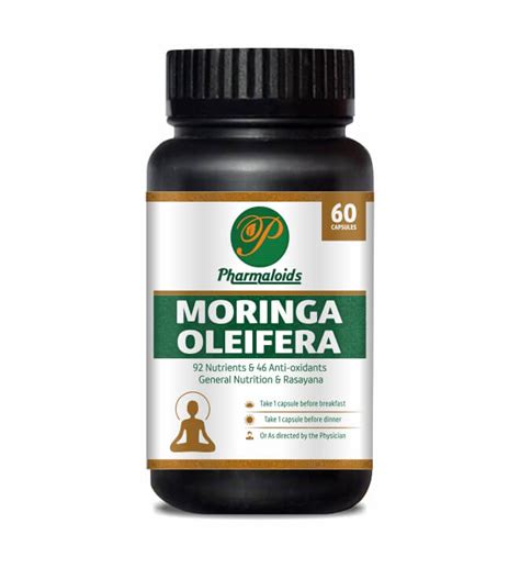 Moringa Capsules Natural Multivitamin Antioxidant Shopicure