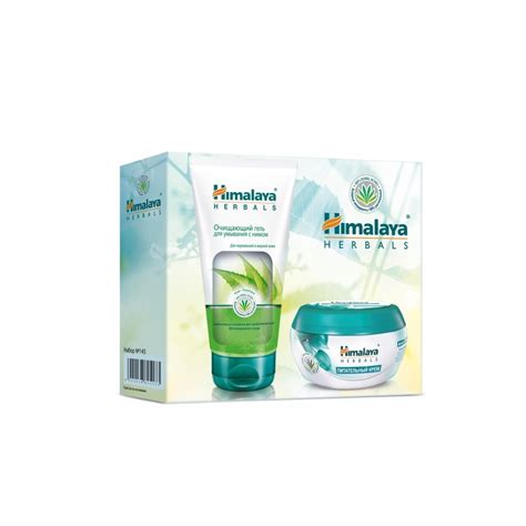 Набор № 145 (Гель для умывания с нимом и Питательный крем) Himalaya Herbals