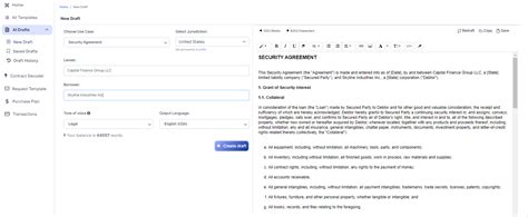 Create Security Agreement Online 2025 Sample And Templates