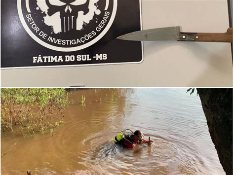 Homem que esfaqueou e abandonou corpo de desafeto no Rio Dourados é