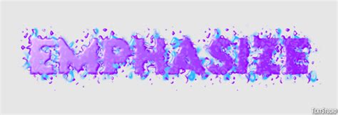 Emphasize Text Effect And Logo Design Word