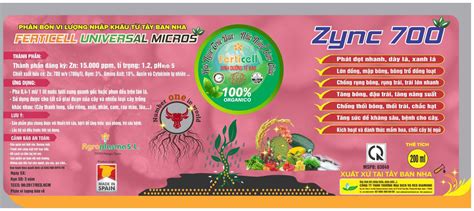 Ferticell Zync 700 100 Chiết Xuất Thực Vật Ferticellvn