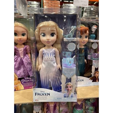 代購 好市多costco Q版公主系列 冰雪奇緣 艾莎 小美人魚 愛麗兒 長髮公主 樂佩 蝦皮購物