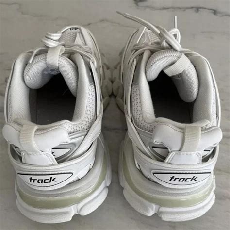 White Led Balenciaga Track Runners Depop