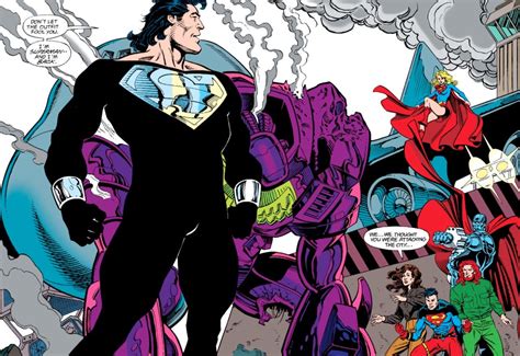 Superman Black Suit Comic