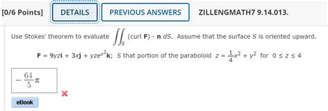 Use Stokes Theorem To Evaluate Chegg