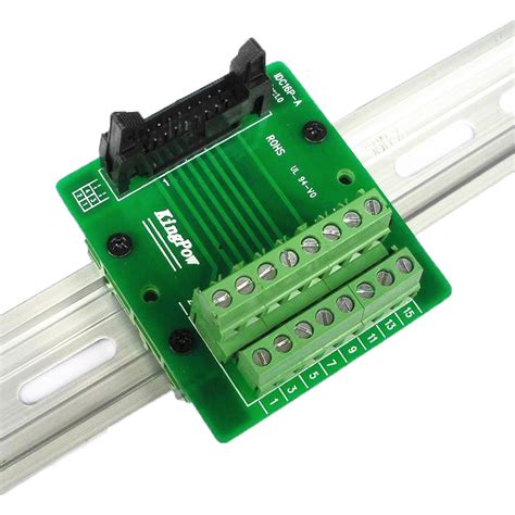 DR IDC P A X Mm DIN Rail X IDC To Terminal Block Adapter Breakout