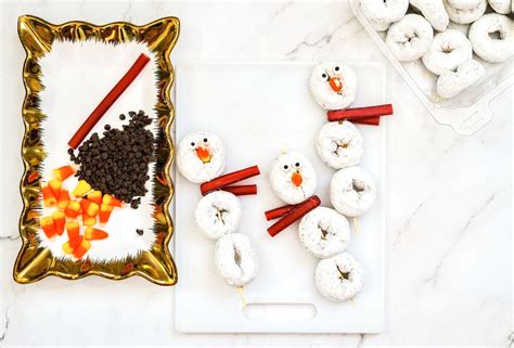 Donut Snowman Treat The Lemon Diaries