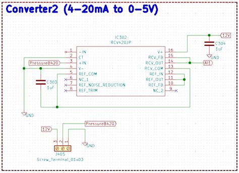 analog converting 4 20ma to 0 5v to 3 3v electrical engineering
