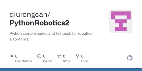 Github Qiurongcanpythonrobotics2 Python Sample Codes And Textbook