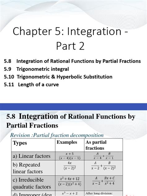 Chapter 5 Integration Part2 Pdf Mathematical Analysis Mathematical Objects