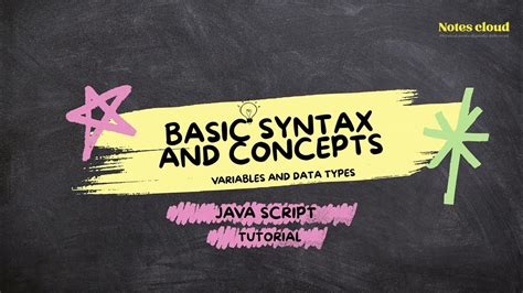 Variables And Data Types In Javascript Javascript Tutorial Youtube