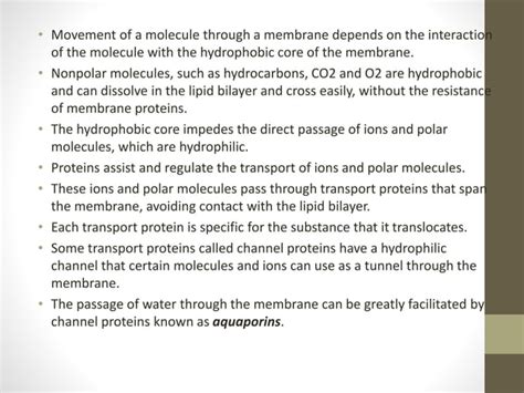 THE STRUCTURE OF THE CELL MEMBRANE Pptx