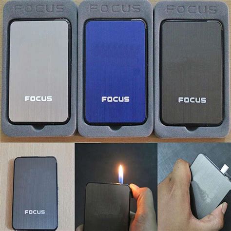 Focus Cigarette Case Inner Lighter Box Lighter Holder Case Portable