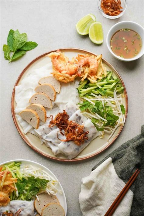 Bánh Cuốn Bánh Ướt Recipe Authentic Vietnamese Rice Rolls