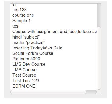 Html Show Horizontal Scroll Bar On Select List Webner Blogs Elearning Salesforce Web