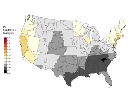 Regional CAPEX Electricity ATB NREL