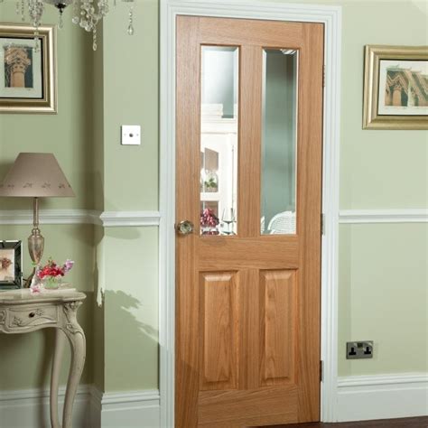 Curated By Jeld Wen Internal Oak Unfinished Oregon 2p 2l Clear Glass