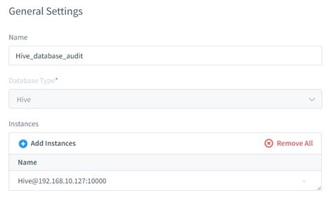 Database Audit For Apache Hive