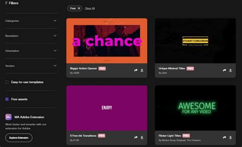 Motion Array The Go To Platform For Video Templates Presets More Design Shack