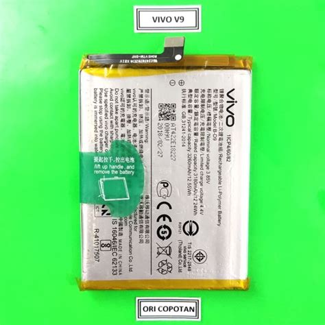 Jual BATERAI BATERAY BATRE VIVO V9 ORIGINAL COPOTAN Shopee Indonesia