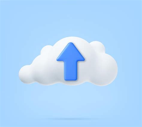 Premium Vector 3d Cloud Computing Symbol